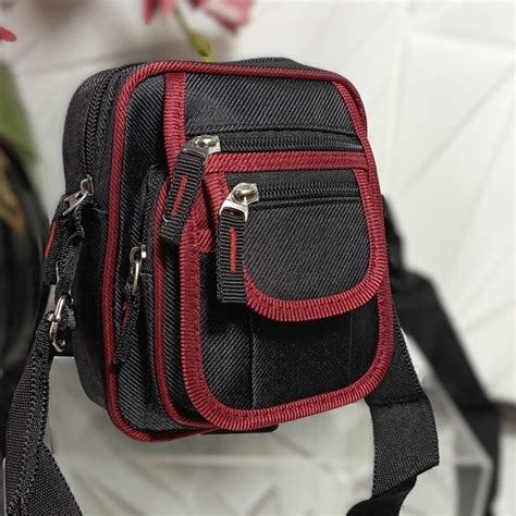 Bolsa Shoulder Bag Pochete Alça Transversal Alça Regulável Unissex Impermeável Multimarcas