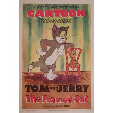 Tom And Jerry Cruise Cat 1952 Poster For Sale At 1stdibs Tom And