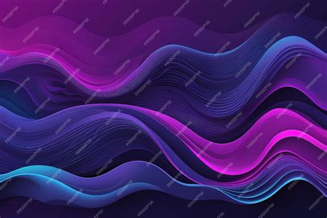 Premium Photo Purple Wavey Background Design