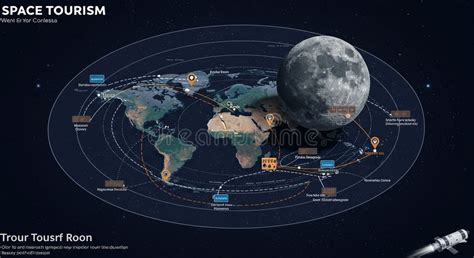 Map Of The World Overlaid With Lines Indicating Hypothetical Space