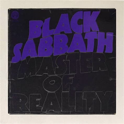 Black Sabbath Master Of Reality 1st Pressing Sorry No Poster R