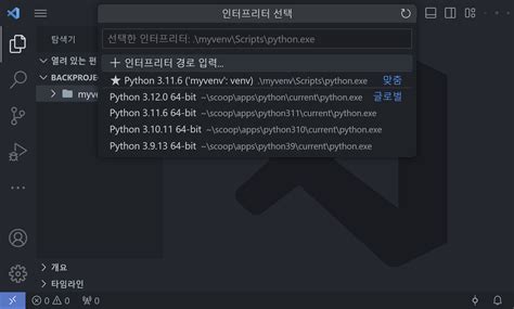 Python 가상환경 빠르게 따라하는 Python
