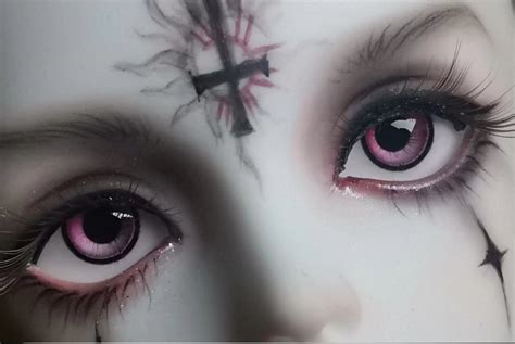 Bjd Doll Eyes With Purple Small Iris And Normal Iris Realistic Resin