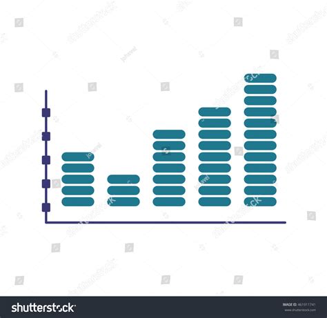 Infographic Concept Represented By Data Bars Stock Vector Royalty Free