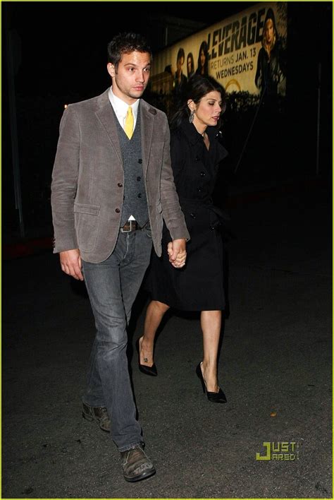 Marisa Tomei And Logan Marshall Green Golden Globes Party Pair Photo