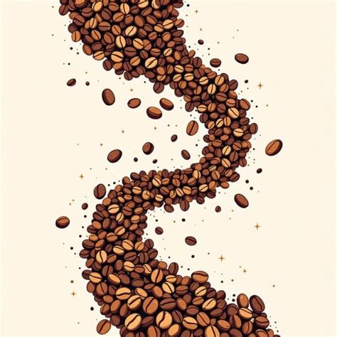 Free Dancing Coffee Beans Image Coffee Beans Spiral Download At