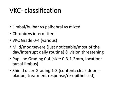 Classification Staging Grading In Ophthalmology Pptx