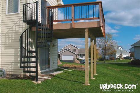 Exterior Aluminum Spiral Stairs