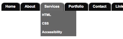 Nice Clean CSS Tab Based Navigation Scripts Hongkiat
