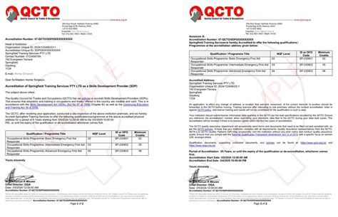 Qcto Accredited Training Explained South Africa