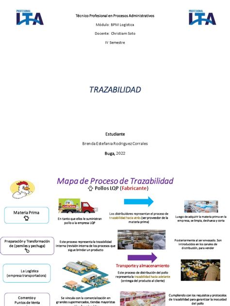 Mapa De Trazabilidad Pdf Logística Marketing