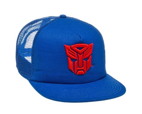 Transformers Trucker Hat With A Dropdown Face Mask