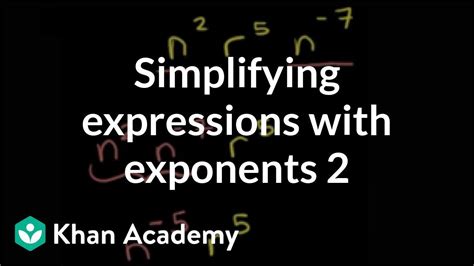 Simplifying Exponential Expressions Worksheet E