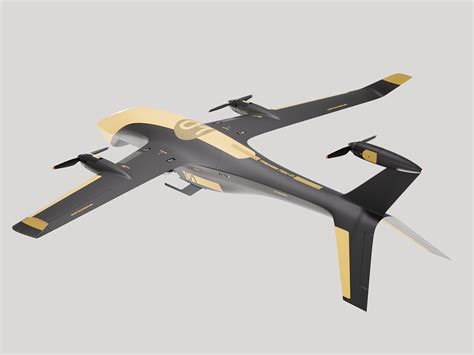 Firehawk Wildfire Detection And Monitoring Vtol Drone Behance