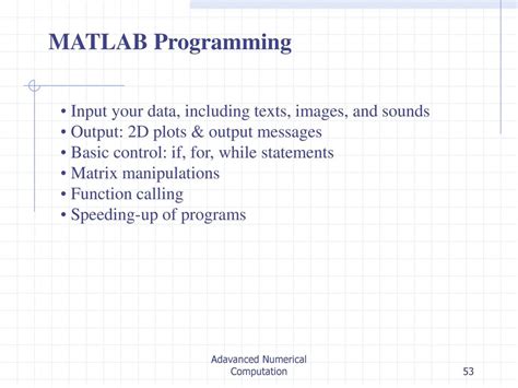 Adavanced Numerical Computation - ppt download