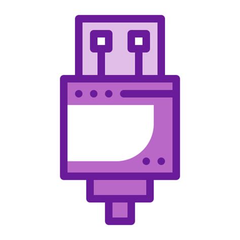 Usb Port Generic Outline Color Icon