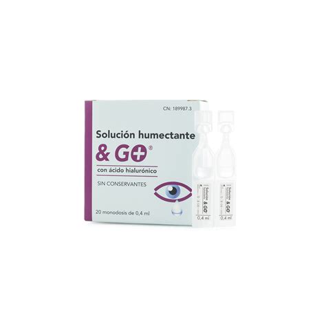 Pharma And Go Solucion Humectante Para Ojos Monodosis 04 Ml 20 U