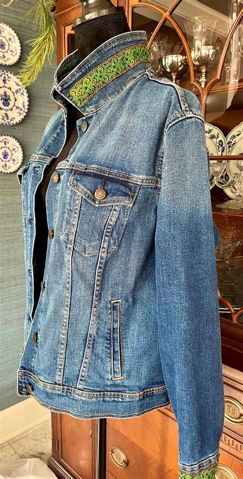 Eagles Game Day Denim Jacket The Tina Etsy