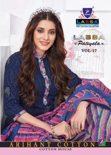 Lassa Patiyala Vol 17 Printed Cotton Dress Material At ₹ 255piece
