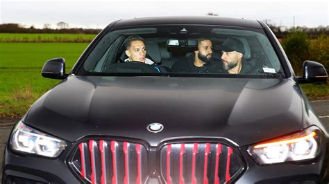 Man Utd Star Antony In Motorway Crash As He Smashes Into Roadworks In Wet Weather The Us Sun