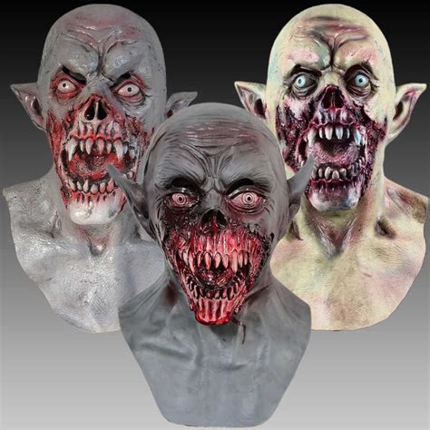 Zombie Latex Vampire Adult Scary Demon Monster Mask Halloween Horror