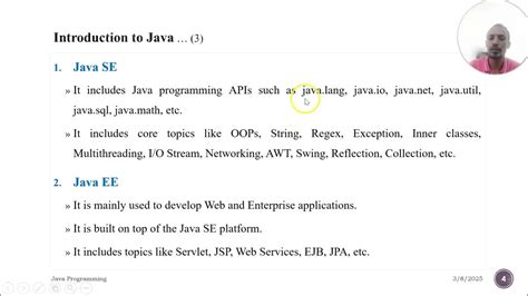 Lecture 1 Introduction To Java Youtube