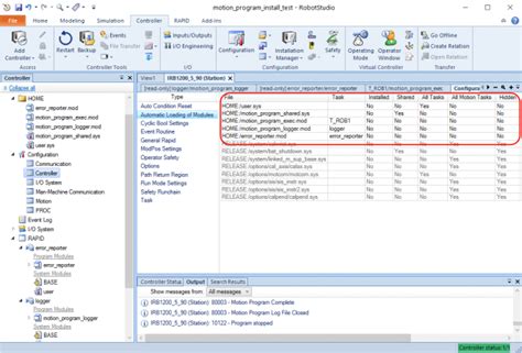 abb motion program exec manual robot setup — abb motion program exec