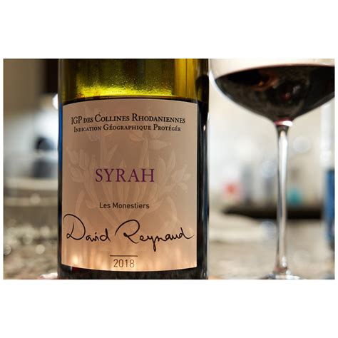 Syrah David Reynaud 2018 Collines Rhodaniennes Northern Rhone R