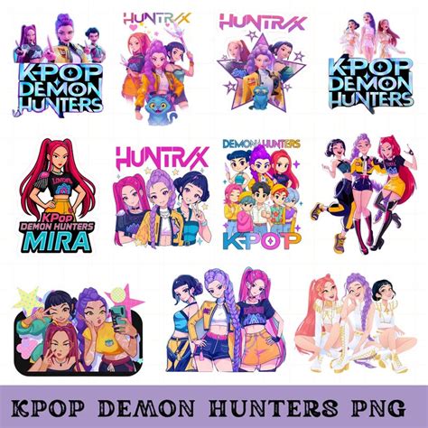 K Pop Demon Hunters Png Etsy