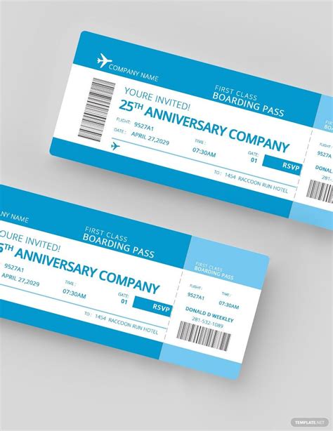 Free Printable Boarding Pass Templates To Edit Online