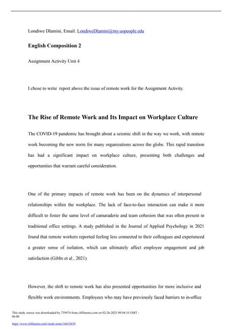 Assignmentactivityunit4englishcomposition2docxpptx