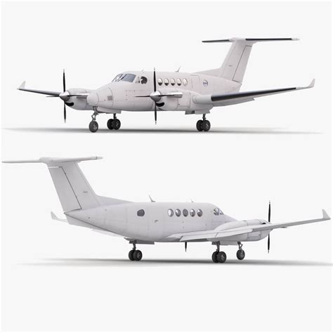Beechcraft King Air 300 3d Render Digital Art By Galva858