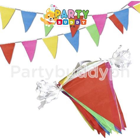 Fiesta Banderitas Assorted Color 3 Meters Sold By Partybuddyph Lazada Ph