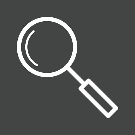 Magnifying Glass Line Inverted Icon 11945908 Vector Art At Vecteezy