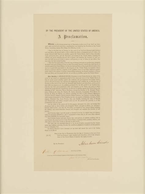 Emancipation Proclamation Founding Forward