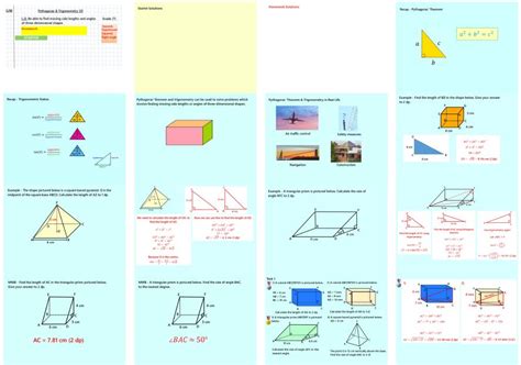 Maths Geometry Powerpoint Lessons Higher Pythagoras And Trigonometry Maths Geometry Powerpoint Lessons Higher Pythagoras And Trigonometry