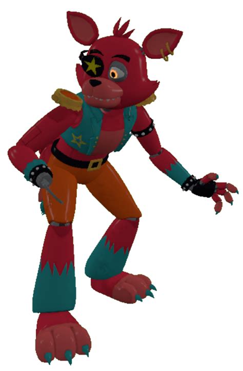 Glamrock Foxy Render 3 By Moskvitch412ie On Deviantart