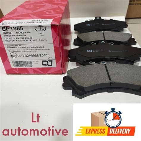 Bp1365 Proton Waja 1 6 Mitsubishi Colt Perodua Alza First Model Front Semi Metalic With Shims