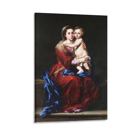 Bartolomé Esteban Murillo 《the Virgin Of The Rosary》 Wall Art Poster