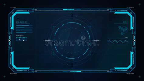 Scanner Grid Interface Stock Illustrations 679 Scanner Grid Interface