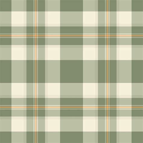 Elegant Sage Green And Cream Plaid Pattern Perfect For Textile Design