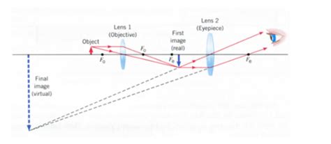 Solved The Objective And Eyepiece Of The Compound