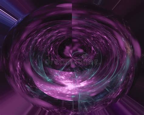 Abstract Digital Fractal Flame Wallpaper Render Shiny Soft Card Magic