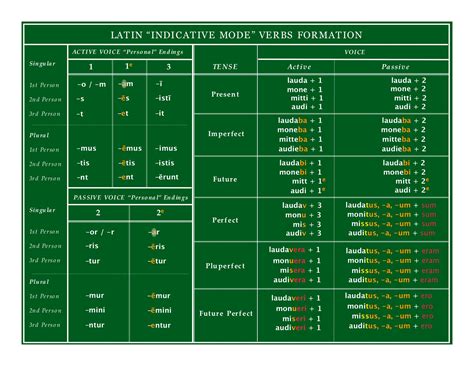 Using Patterns Latin Verbs Part 3 Tenses Language Learning