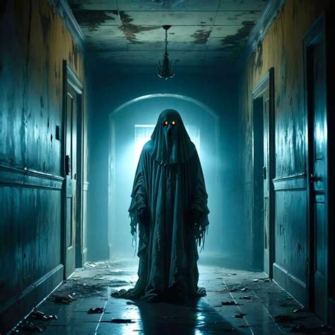 Download Ai Generated Ghost Hallway Royalty Free Stock Illustration