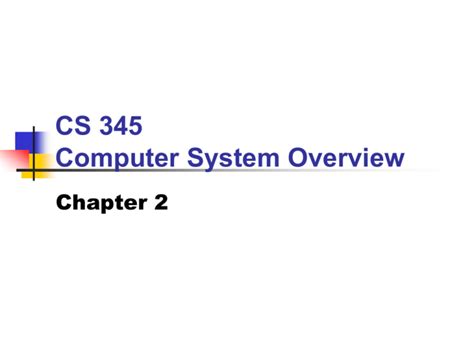 CS Computer Systems