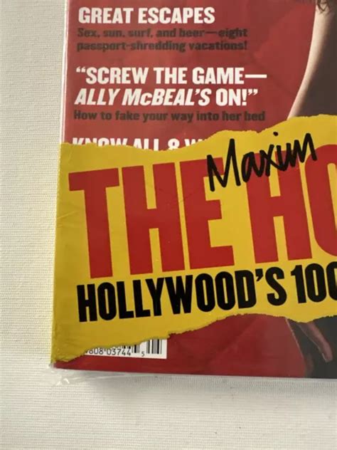 MAXIM US MAG Eliza Dushku Lingerie Pics MINT SEALED FROM NEW HOT 100 MAG 17 50 PicClick UK