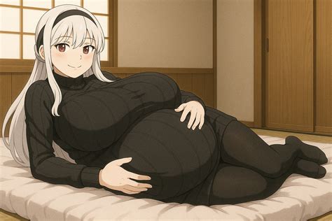 Pregnant Anime Girl Wallpaper By Darklord4321 On Deviantart