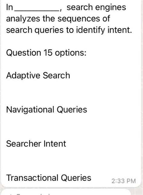 Solved In Search Engines Analyzes The Sequences Of Search