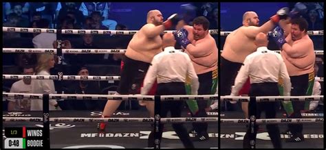 Boogie was looking at the ref for help 12 seconds into the fight! Total domination. I was wrong ...